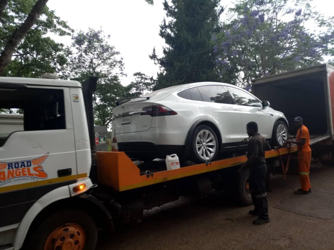 Tesla Model X SUV delivered to Harare, an answer to fuel woes ...