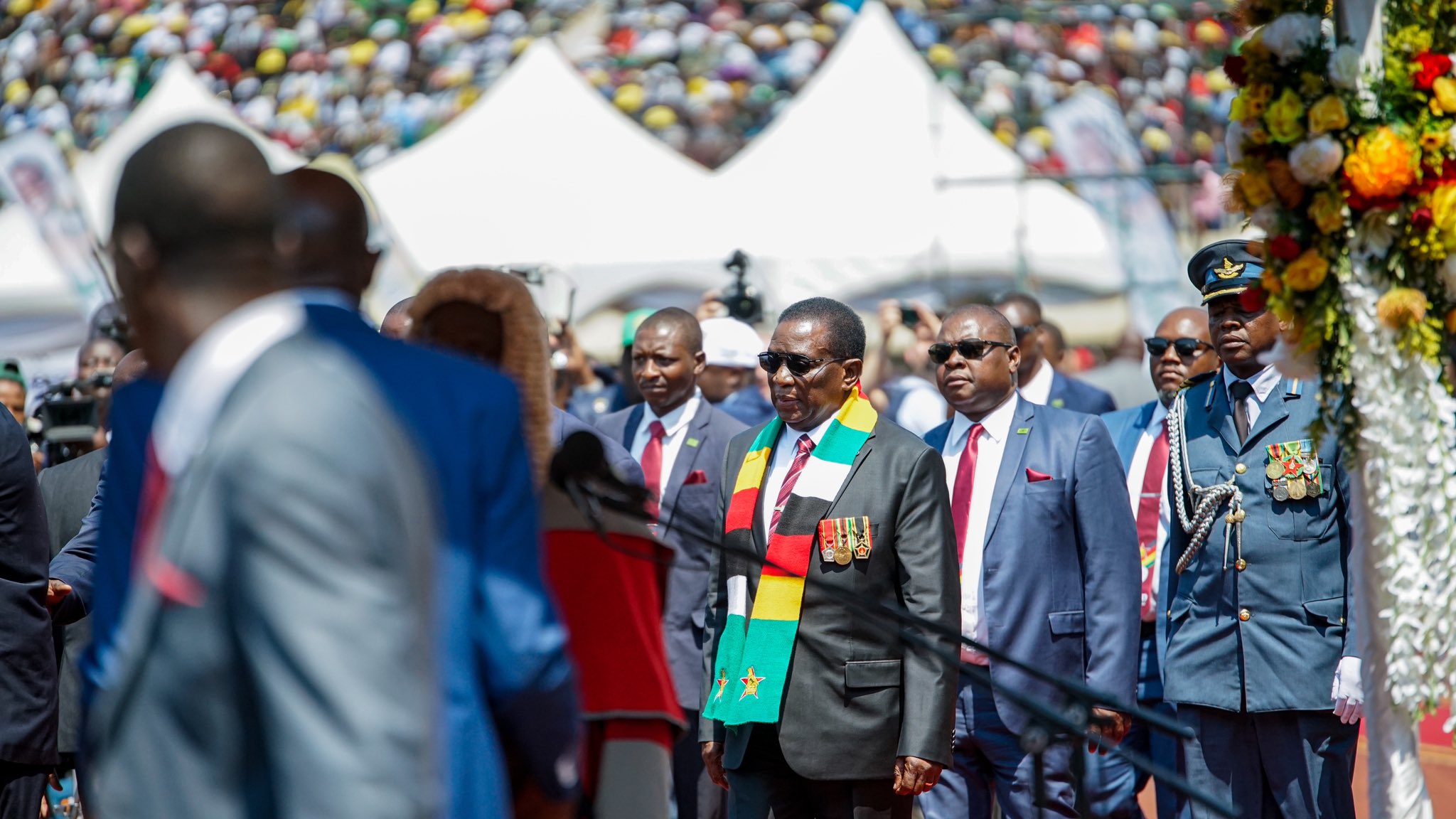 Mnangagwa sworn in after disputed poll - Zimbabwe News Now