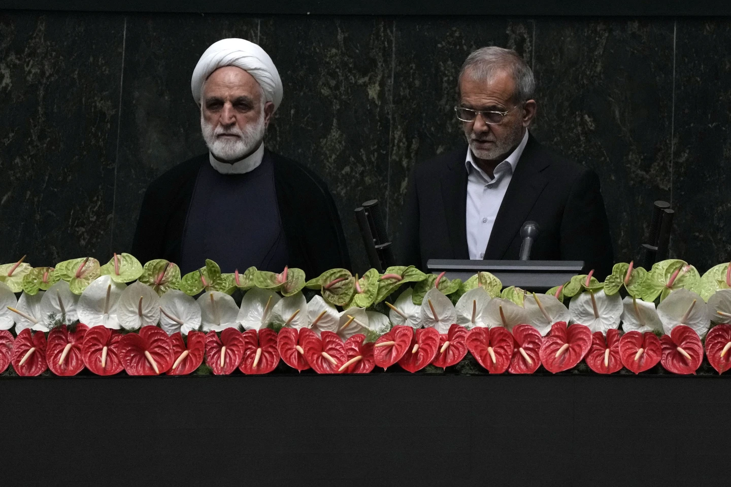 Irans New President Masoud Pezeshkian Sworn In At Parliament