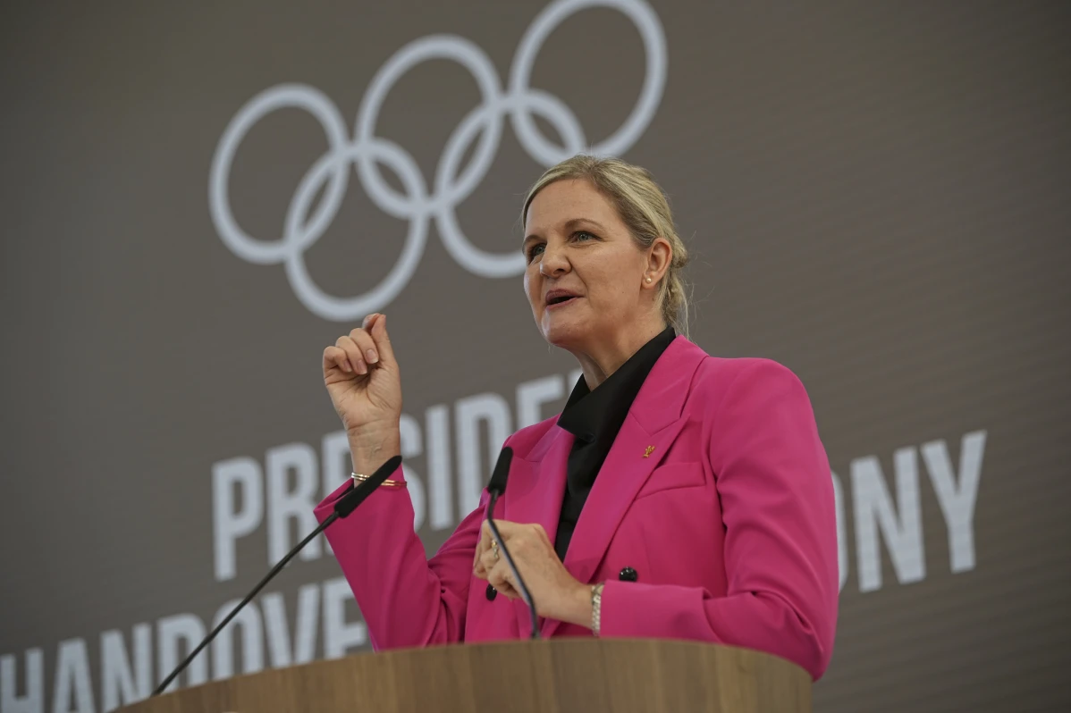 New IOC president Kirsty Coventry inaugurated to start 8-year ...