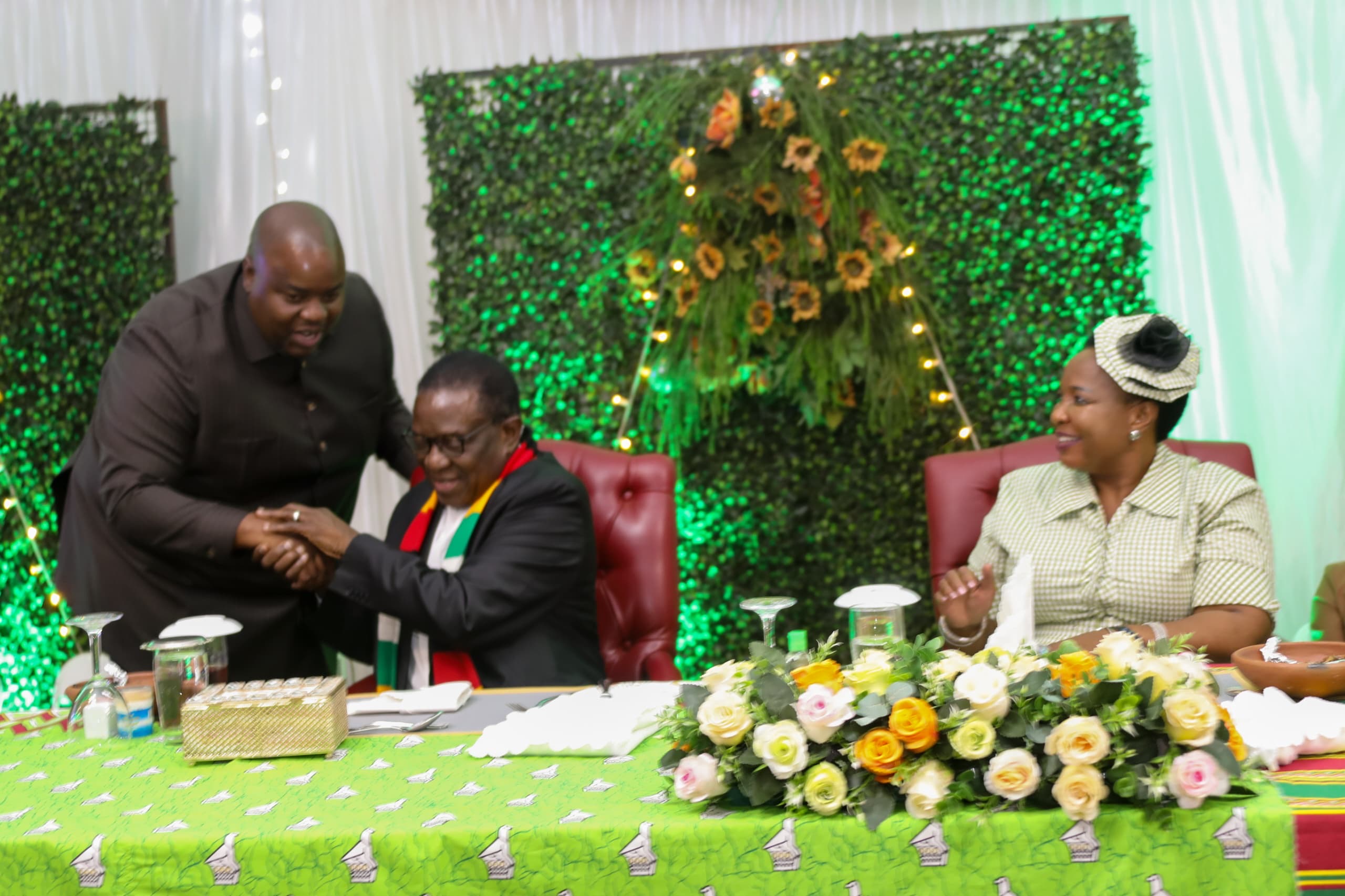 Chivayo snaps up Mnangagwa scarf for $600,000 at charity auction ...