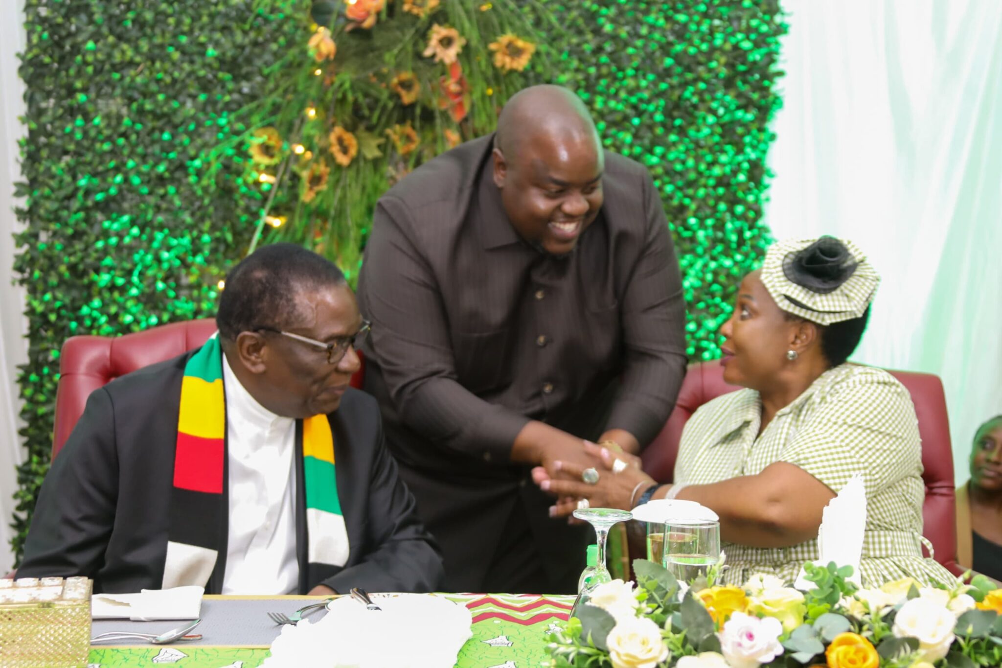 Chivayo snaps up Mnangagwa scarf for $600,000 at charity auction ...